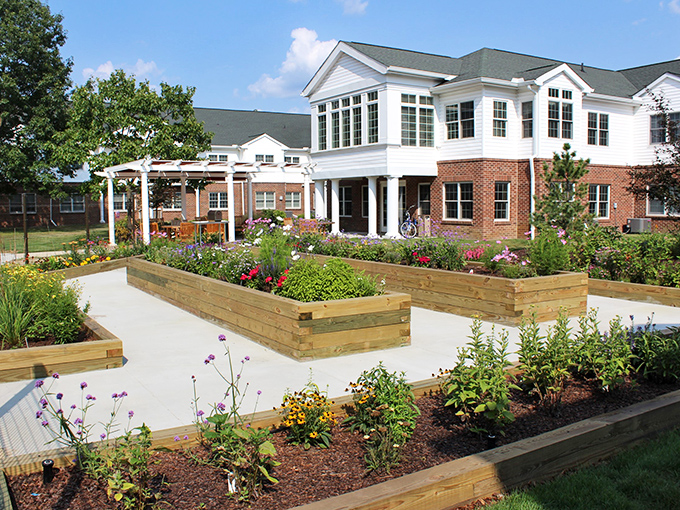 Silver Maples' raised garden beds &ndash; where green thumbs thrive without requiring green backs or aching backs.