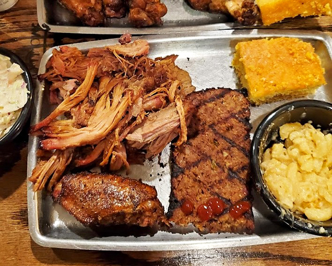The barbecue sampler that answers the eternal question: "Why choose one meat when you can have them all?"