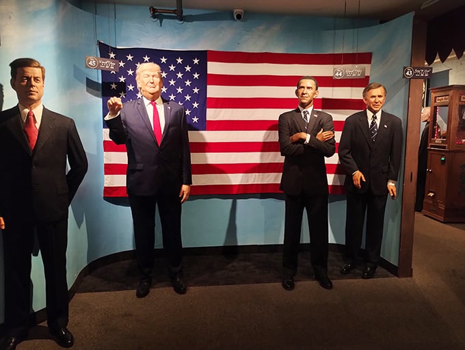 The presidential display lets you meet America's commanders-in-chief without the hassle of security clearances or time travel paradoxes.
