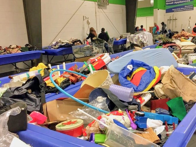 A colorful chaos of potential treasures awaits the patient explorer. Like an archaeological dig where yesterday's castoffs become today's discoveries.