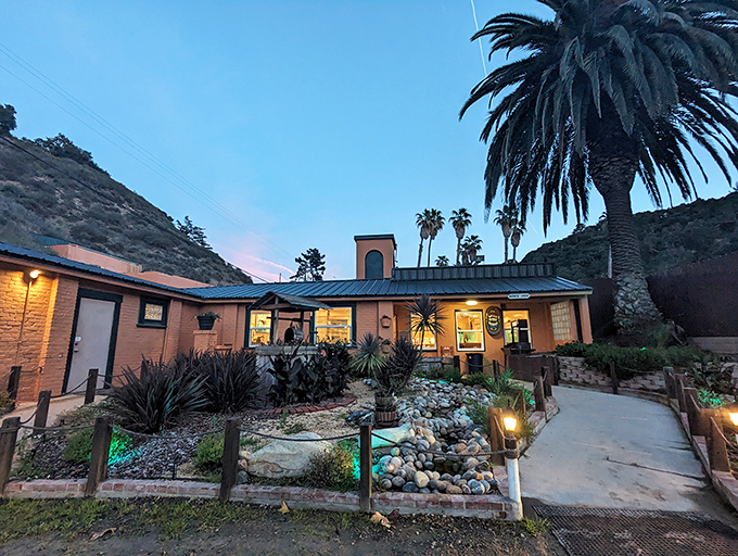 Twilight transforms Avila Hot Springs into an oasis of relaxation. The mineral waters here have been soothing tired muscles since before Instagram made everything "wellness."