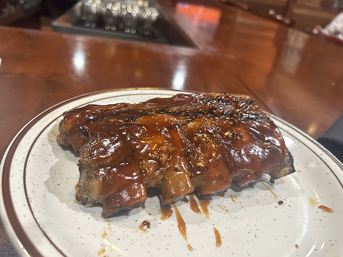 These ribs aren't just falling off the bone&mdash;they're practically jumping into your mouth, glistening with that sticky, sweet-savory sauce that requires at least three napkins.