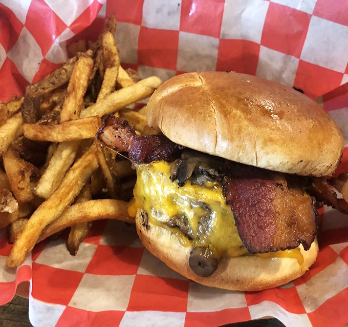 Bacon, cheese, and beef in perfect harmony&mdash;like a culinary jazz trio that knows exactly when to let each flavor solo.