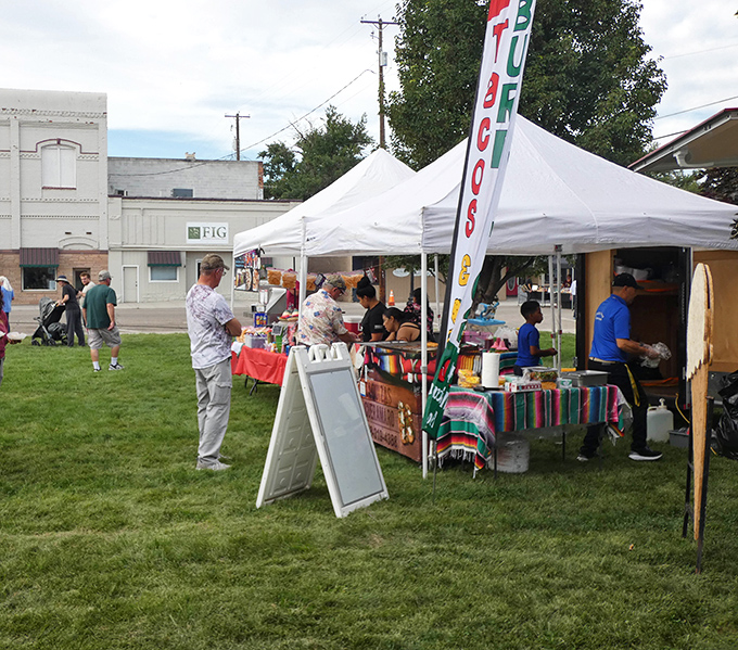 At the local farmers market, neighbors become friends over homemade salsa and fresh produce, proving community happens one conversation at a time.