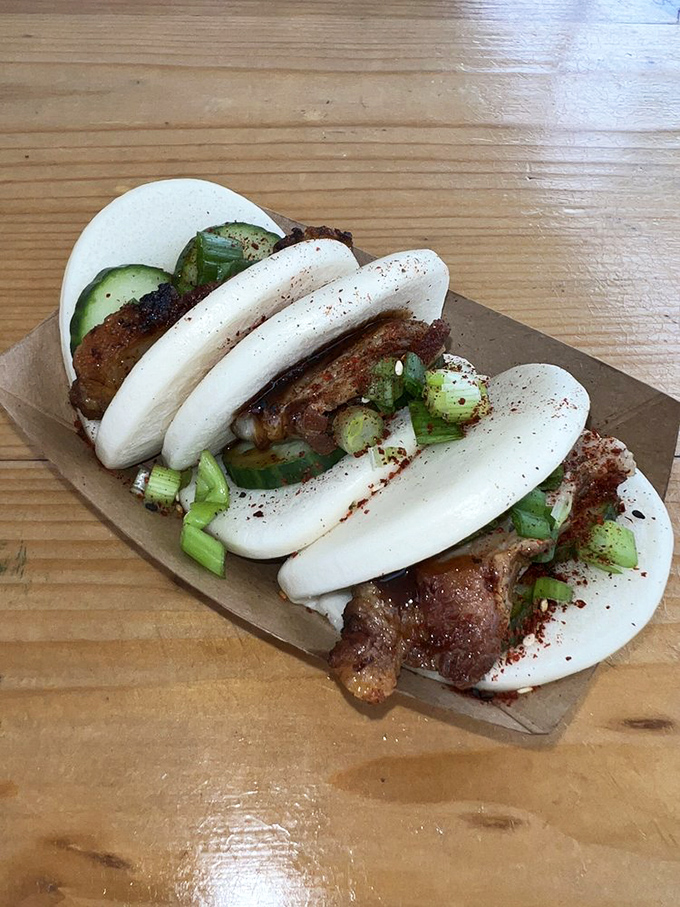 These pillowy bao buns cradle their fillings like precious cargo&mdash;a delicious East-meets-Midwest fusion that would make any food traveler weak at the knees.
