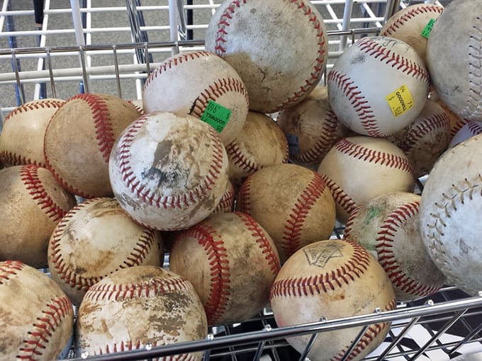 Baseball heaven! These well-loved mitts and balls aren't just sporting goods&mdash;they're vessels of summer memories waiting for their next grand slam.