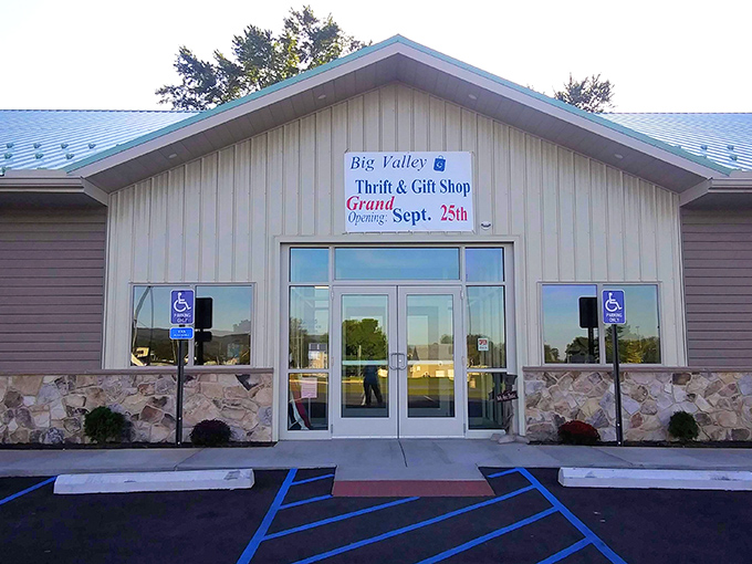 The Big Valley Thrift & Gift Shop offers treasures both practical and whimsical, where one person's castoffs become another's perfect find.