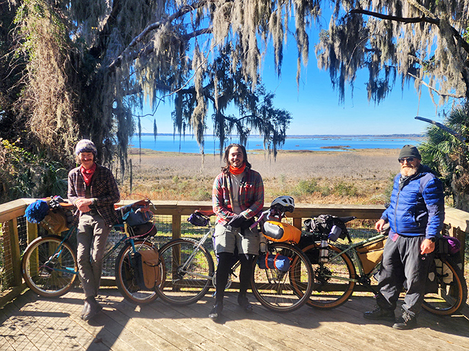 The cycling committee meets at dawn. These adventurers know Florida's best moments happen when most tourists are still hitting the snooze button.