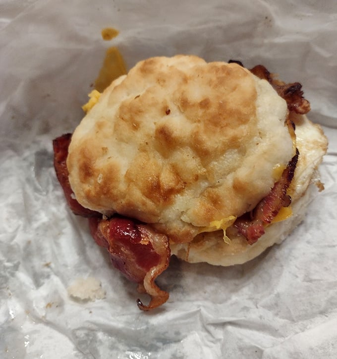The bacon, egg and cheese biscuit &ndash; North Carolina's answer to the question, "What does happiness taste like?"