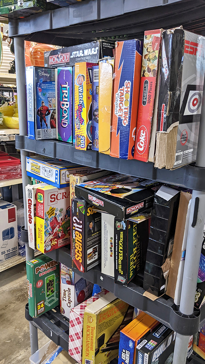 Board game heaven for analog entertainment enthusiasts. That Star Wars Monopoly might be missing the Millennium Falcon token, but the price makes up for it.