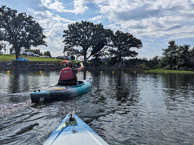 Paddle your way to peace. Kayaking at Ponca offers a front-row seat to nature's theater &ndash; no tickets required, just a willingness to occasionally get splashed.