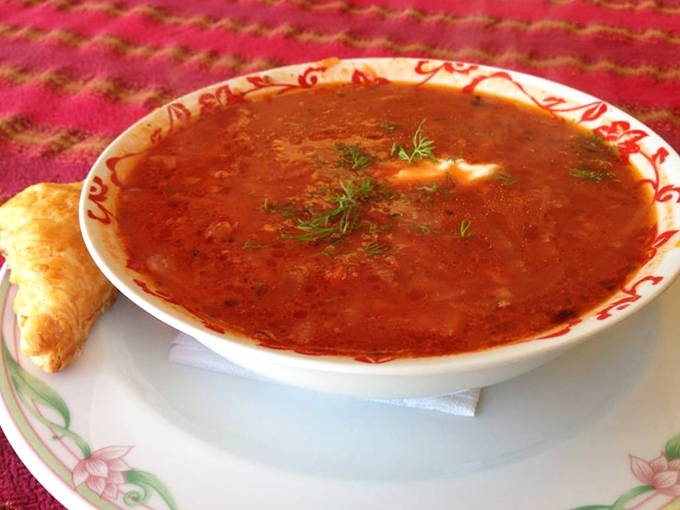 This isn't just soup &ndash; it's liquid ruby, a bowl of borscht that could convert even the most dedicated beet-hater into a true believer.