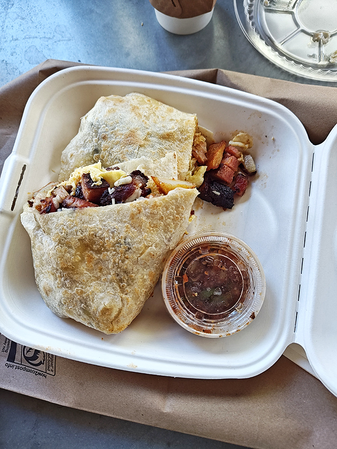 Breakfast burritos: where morning meets art. Stuffed with savory treasures and served with a side of mountain air that no city brunch can match.
