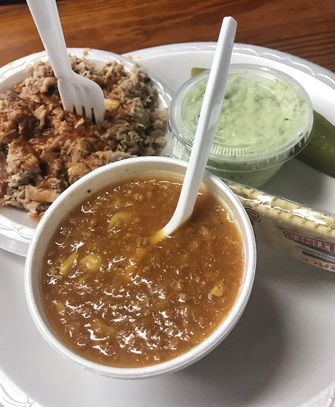 Brunswick stew that could make a vegetarian question their life choices. The perfect sidekick to pulled pork &ndash; hearty, complex, and utterly Georgian.