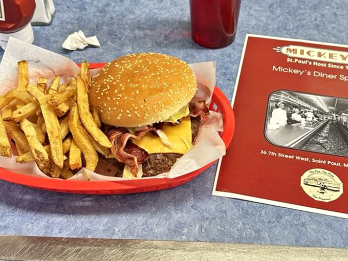 This isn't some pretentious gastropub creation&mdash;it's an honest burger that remembers what burgers are supposed to be: deliciously straightforward. 