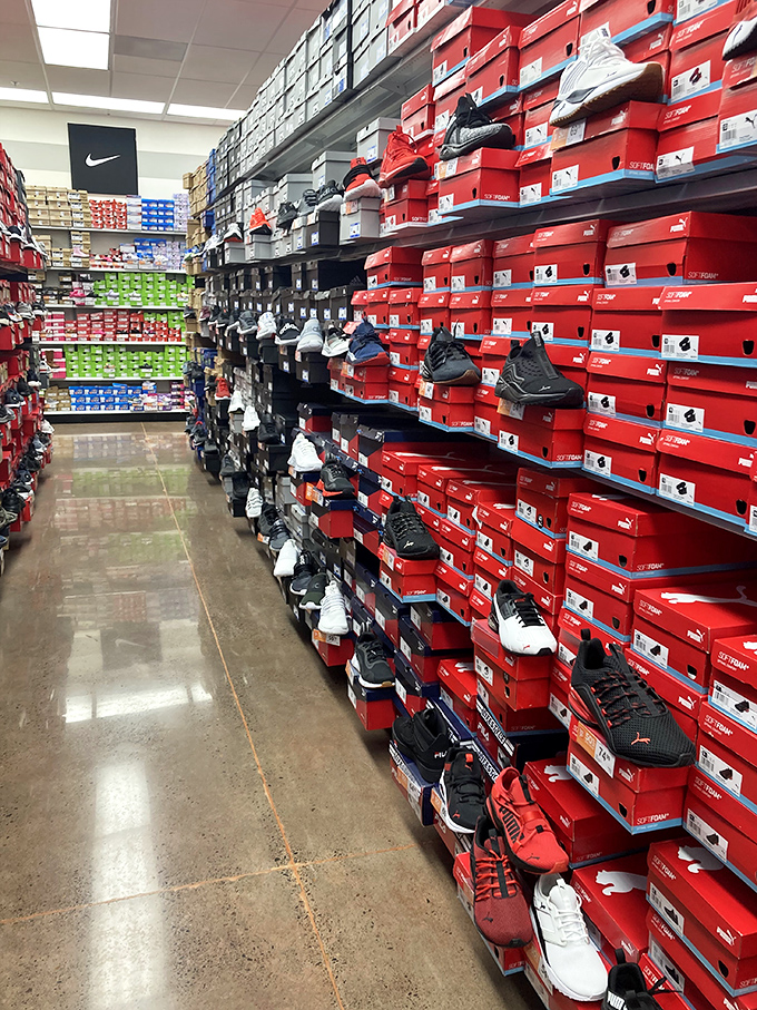 Burlington's adventure-themed displays make outerwear shopping feel like preparing for an expedition, minus the altitude sickness.