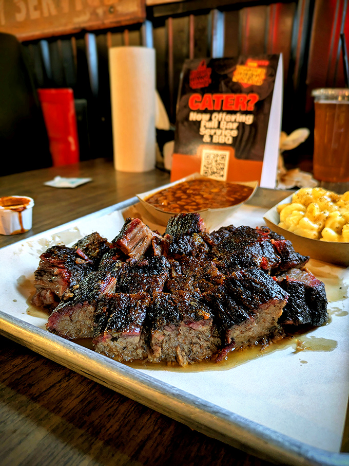 Burnt ends: the barbecue equivalent of striking gold. These caramelized cubes of brisket point are what meat lovers dream about during their waking hours.