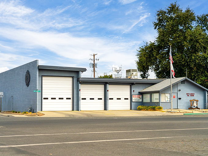 Gridley's fire station stands ready with small-town pride &ndash; where firefighters likely know your name and your cat's birthday too.