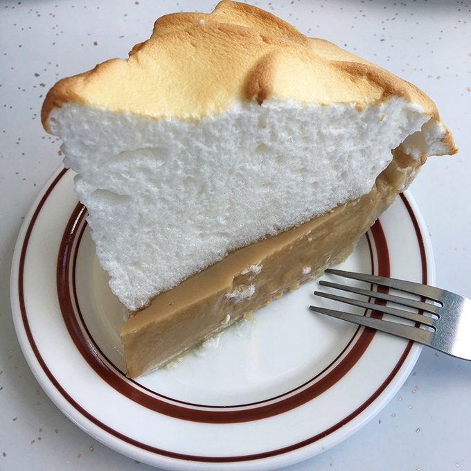 Behold the butterscotch meringue pie&mdash;a cloud of sweet fluff floating above a golden custard sea. Worth every mile of the drive to Omaha.