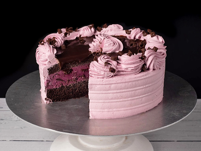 This Black Raspberry Chocolate Chip cake isn't just dessert&mdash;it's an edible work of art that belongs in the Louvre of Lactose.