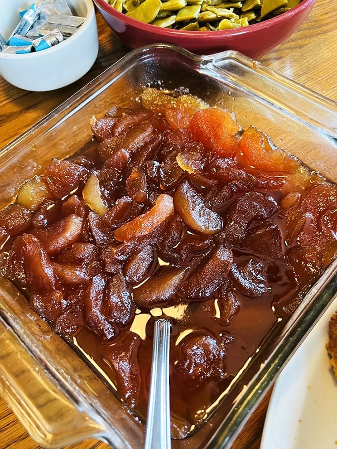Lynchburg Candied Apples glisten with a Jack Daniel's-infused glaze that makes ordinary applesauce hang its head in shame.