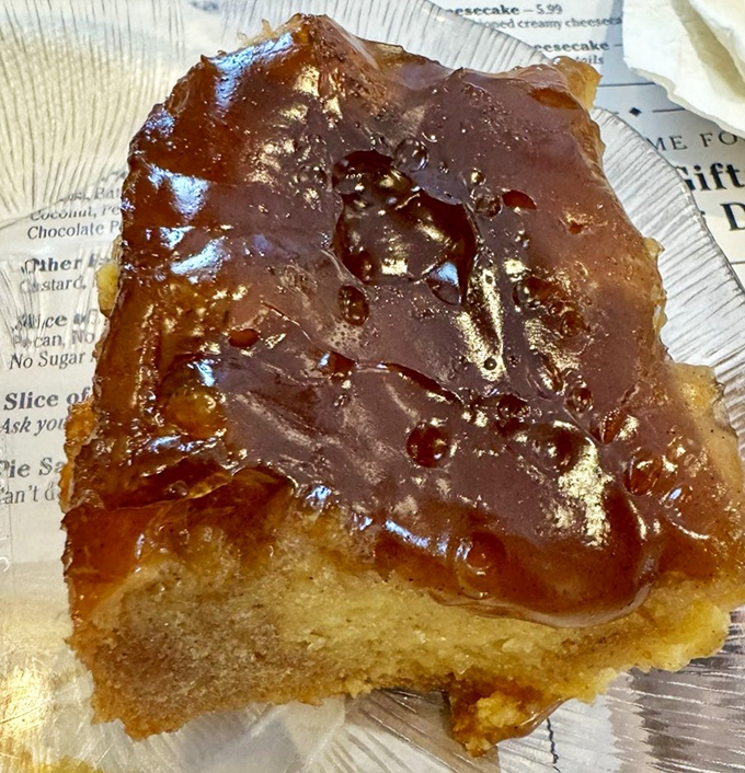 This caramel-drenched dessert isn't just a treat – it's what happiness would look like if it took physical form.