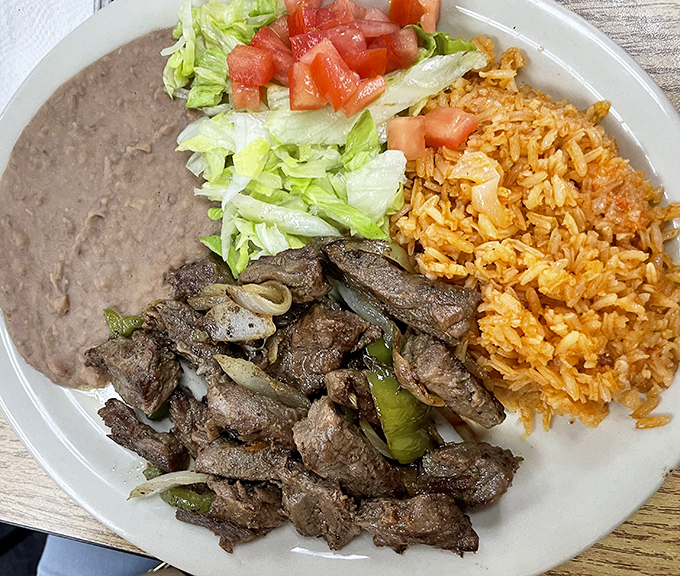 Carne guisada so tender it practically melts before your fork even touches the plate.