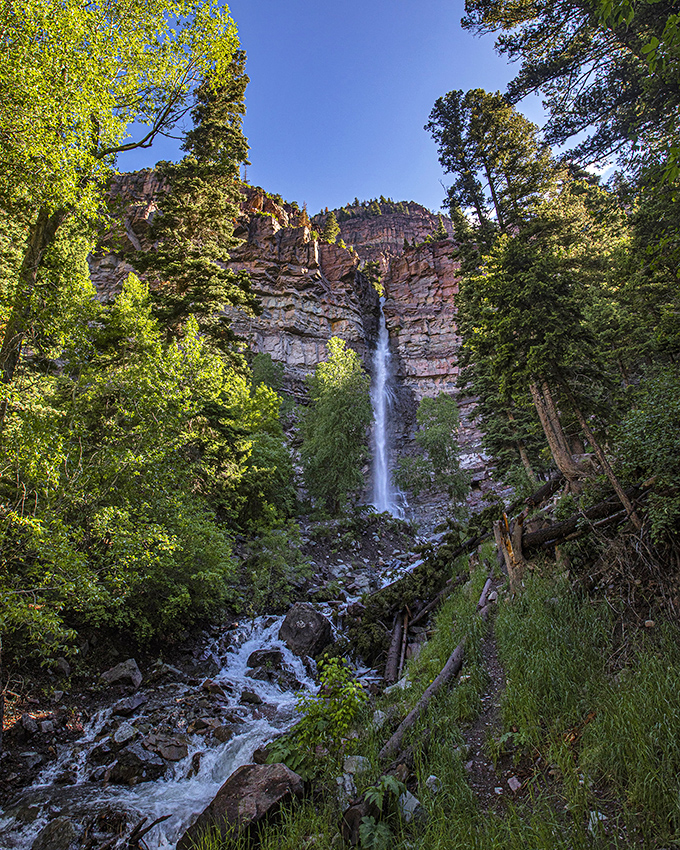 Cascade Falls puts on a spectacular show without charging admission. Nature's version of Broadway, with better seating and no intermission.