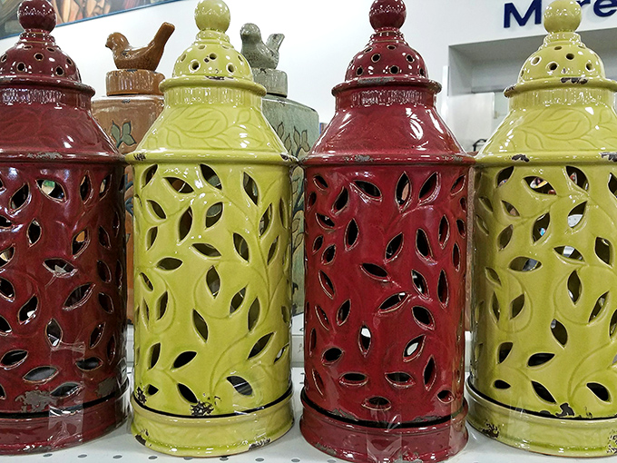 These ceramic lanterns aren't just decorative&mdash;they're conversation starters waiting to illuminate your patio with their honeycomb glow.