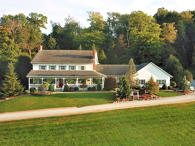 Country View Inn offers exactly what its name promises: rocking chairs on wraparound porches and vistas that no Instagram filter could possibly improve.