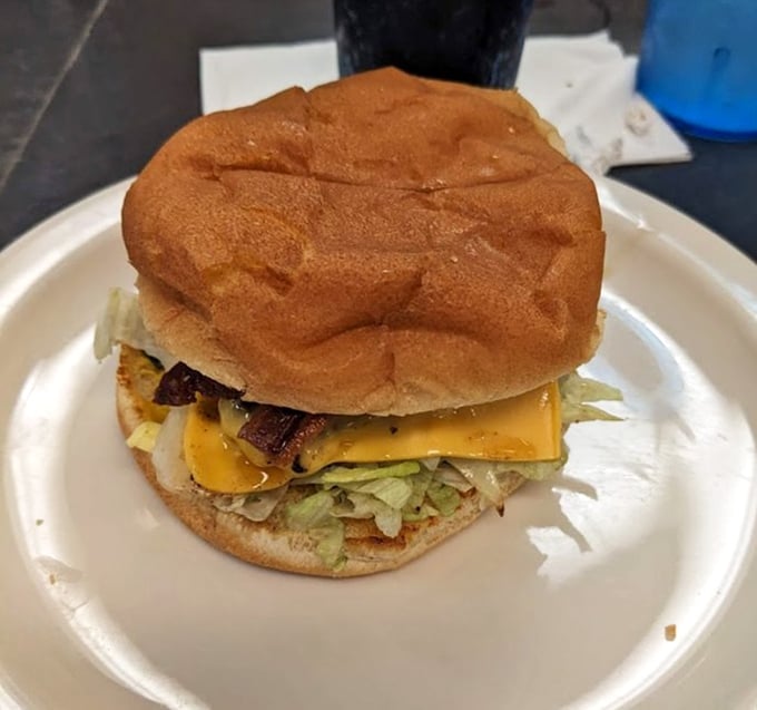 This isn't one of those trendy burgers needing a jaw unhinging to eat&mdash;it's an honest-to-goodness classic cheeseburger that remembers what burgers are supposed to be.