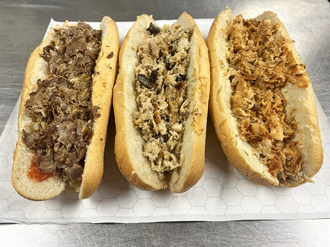 These cheesesteaks aren't just sandwiches; they're Philadelphia tradition served on a roll. The meat isn't chopped&mdash;it's conducted into a symphony.
