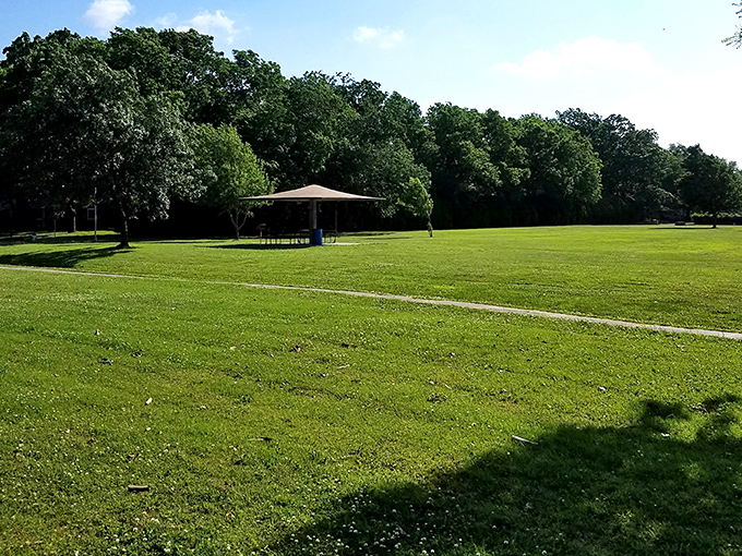 Cherry Street Park's expansive green space invites impromptu naps, picnics, or those morning walks your doctor keeps recommending. No gym membership required.