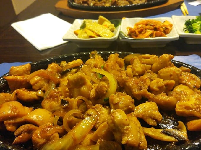 Sizzling chicken with caramelized onions that makes you wonder why you ever bothered with ordinary takeout all these years.