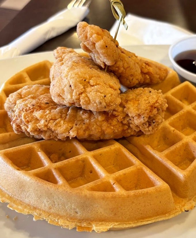 Chicken and waffles&mdash;the breakfast-dinner hybrid that proves some of history's best ideas came from asking "Why not both?"