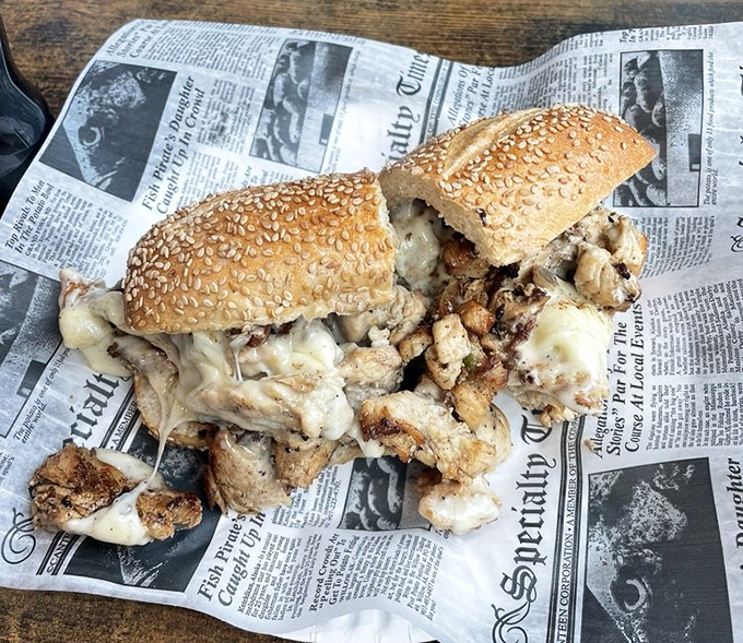 The chicken cheesesteak proves that poultry can play in the big leagues too&mdash;tender, juicy, and absolutely smothered in melty goodness.