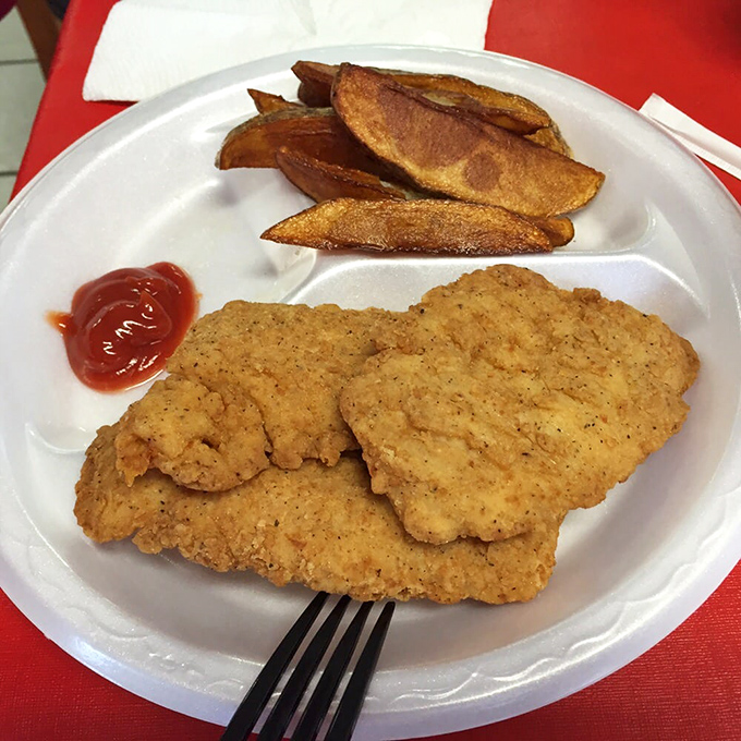 Golden-fried chicken fingers that make you question why you ever ate them anywhere else. Crispy perfection that puts fast food to shame.