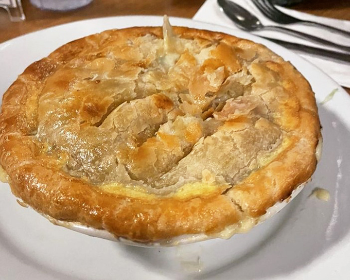Not all heroes wear capes&mdash;some wear flaky, golden crusts. This chicken pot pie is what comfort food dreams are made of, a warm hug on a plate. 