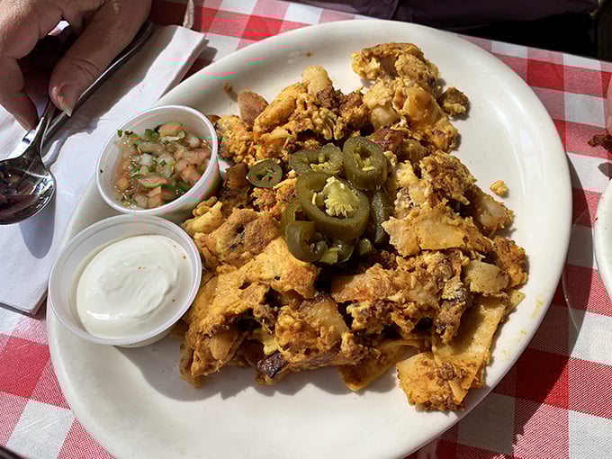 The Chorizo Scramble doesn't just wake up your taste buds&mdash;it throws open the curtains and announces that morning has officially broken.