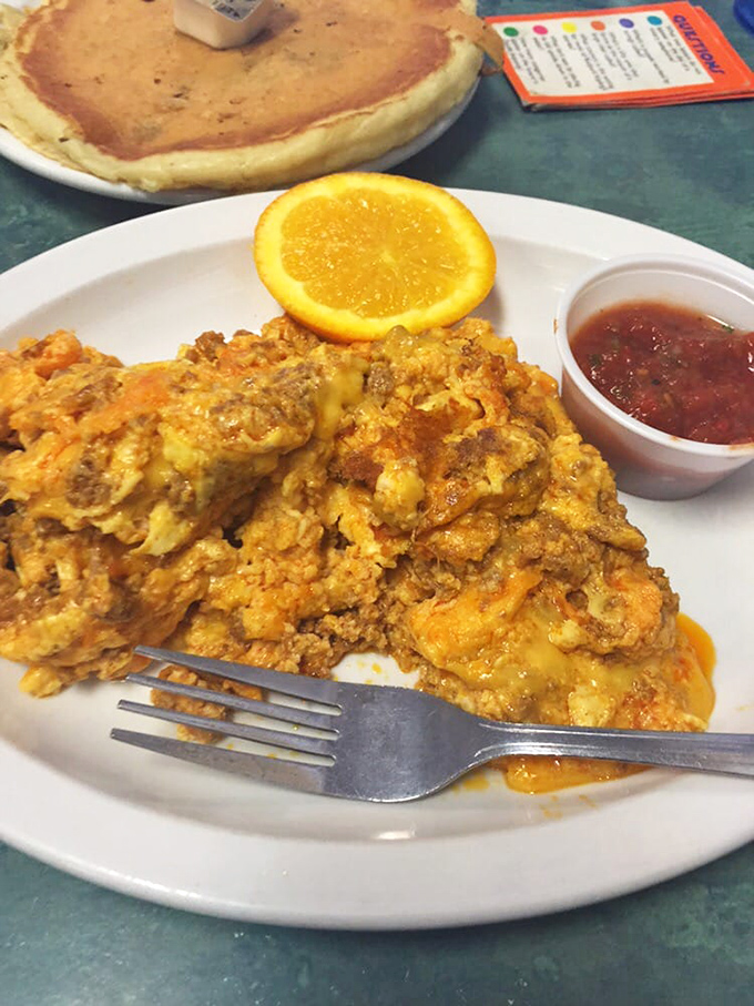 This chorizo scramble doesn't just wake up your taste buds – it gives them a full mariachi band at sunrise.