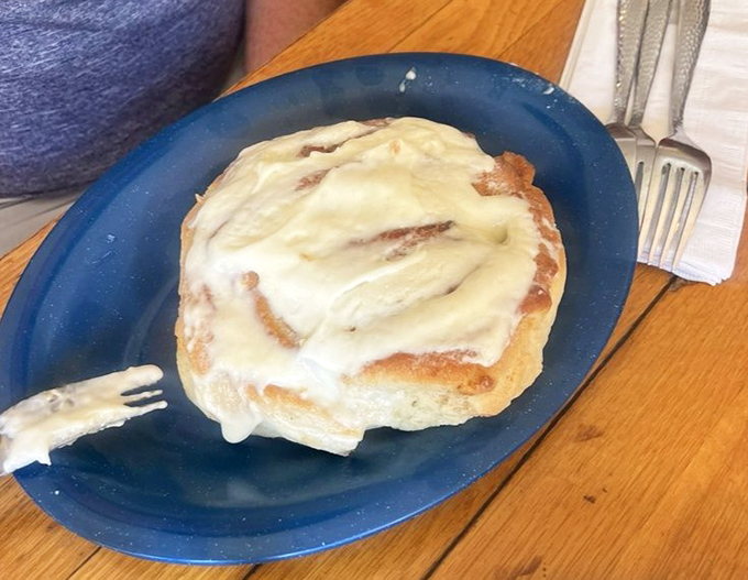 Cinnamon rolls the size of hubcaps, because moderation is for quitters.