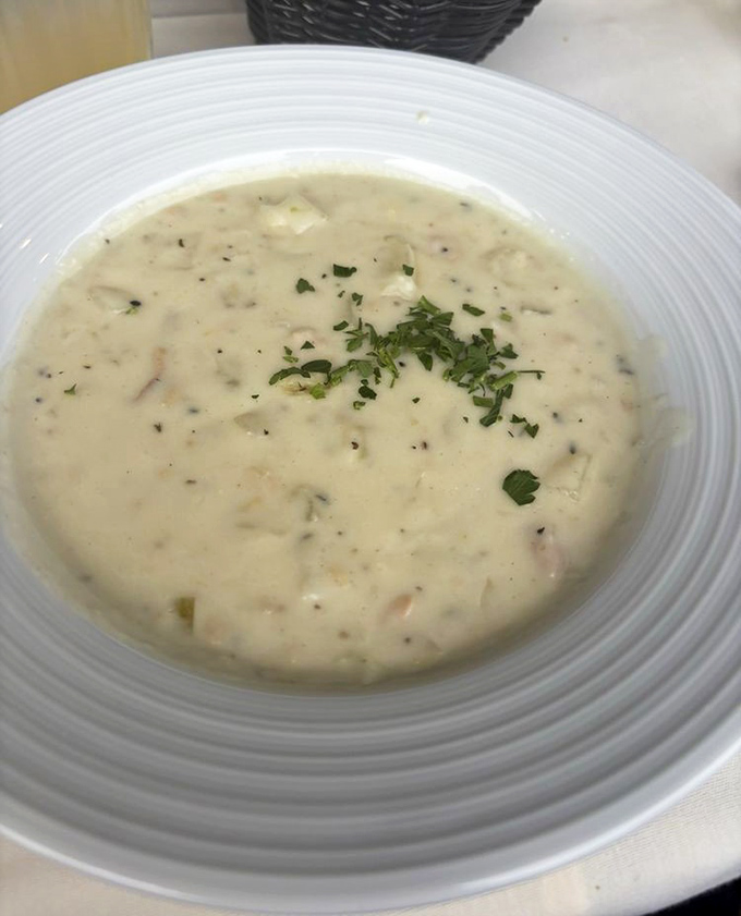 This clam chowder is so creamy and loaded with tender clams, you'll understand why people write love letters to soup.