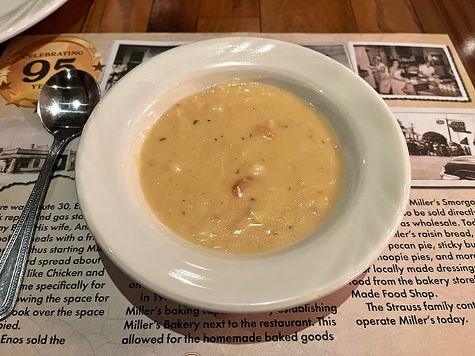 Not all heroes wear capes; some come in bowls. This creamy clam chowder is the comfort food equivalent of a warm hug.