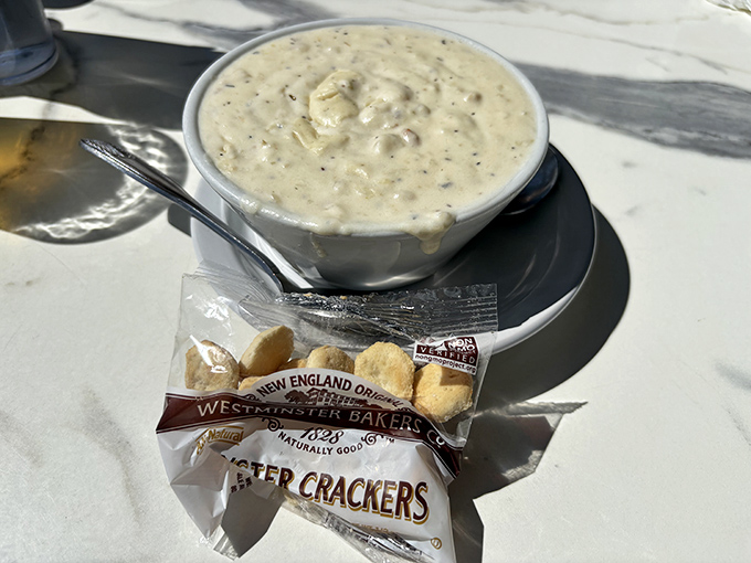 The holy grail of New England cuisine&mdash;clam chowder so creamy and packed with clams it should require a spoon license.