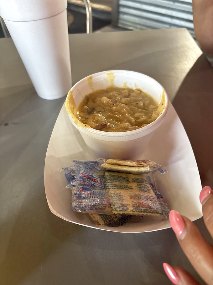 This humble cup of clam chowder might not look Instagram-worthy, but one spoonful will make you question every other chowder you've ever committed to memory.