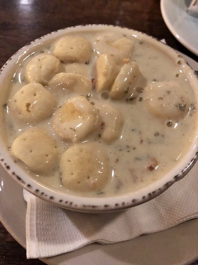 This isn't your cafeteria lady's clam chowder. Creamy, packed with tender clams, and rich enough to make New England jealous of Florida's seafood game.