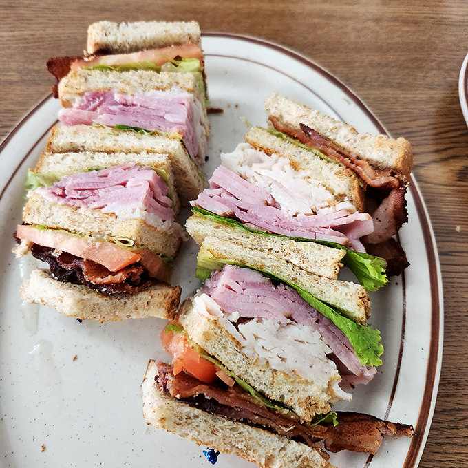 This club sandwich isn't playing around&mdash;stacked higher than Utah's mountains with layers of meat that would make a deli owner blush.