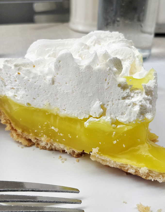 This lemon meringue pie slice could make even your grandmother jealous &ndash; and that's saying something.