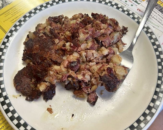 Corned beef hash that doesn't apologize for being exactly what it is&mdash;a glorious mountain of crispy, savory breakfast perfection.
