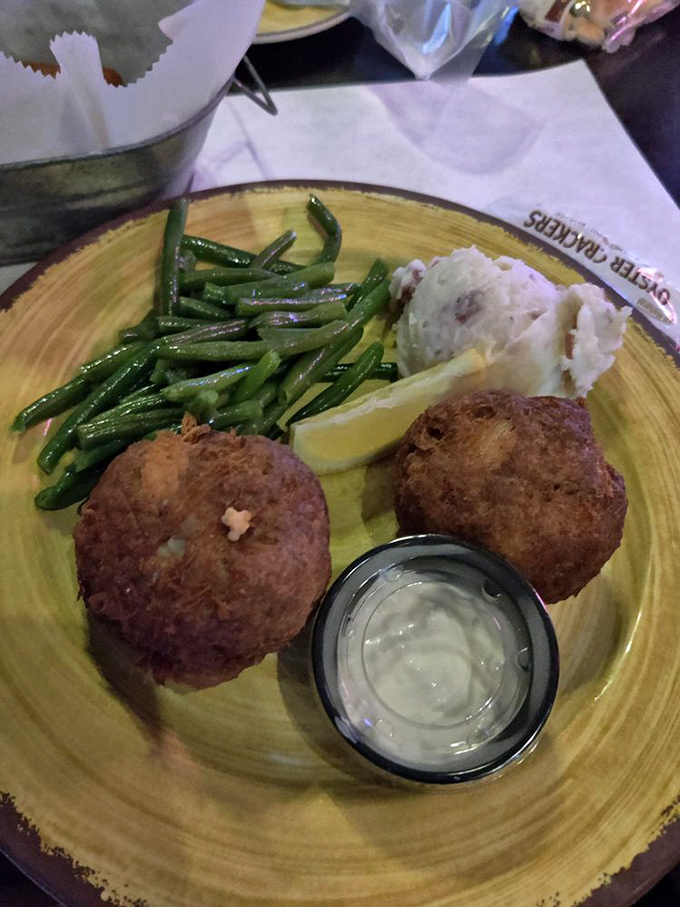 No filler, all killer&mdash;these golden-brown crab cakes showcase what Maryland does best: letting perfect seafood speak for itself.